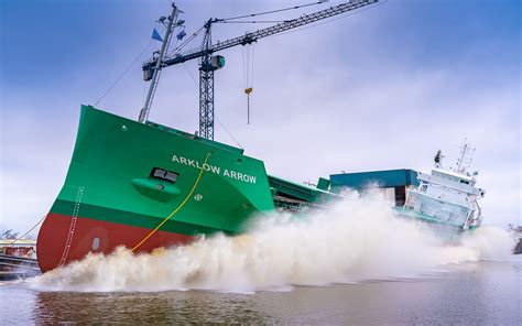 Nb 441 ‘arklow Arrow Successfully Launched Shipyard Ferus Smit