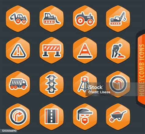 道路維修圖示集向量圖形及更多互聯網圖片 互聯網 交通方式 修理 Istock