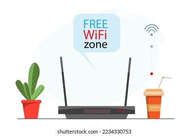 Wi Fi Router With Smartphone Images Stock Photos Vectors Shutterstock