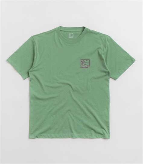 Paccbet Mini Logo T Shirt Khaki Flatspot