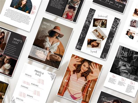 Boudoir Client Welcome Guide Canva Template Session Shoot