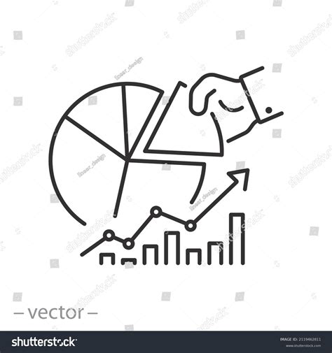 Asset Allocation Icon Invest Plan Stock Stock Vector Royalty Free 2119462811