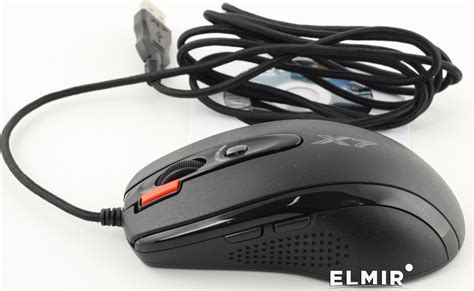 Мышь A4Tech X718BK Game Black USB купить | ELMIR - цена, отзывы ...