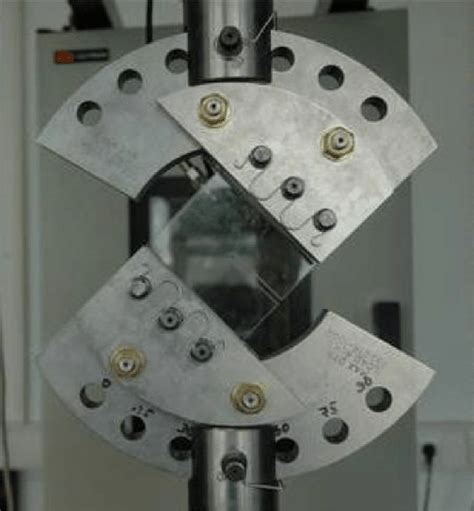 Mixed Mode Loading Device With Clamped Sent Specimen F ¼ 45 Download Scientific Diagram