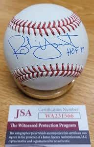 Autographed Robin Yount Hof 99 Official Major League Baseball Jsa