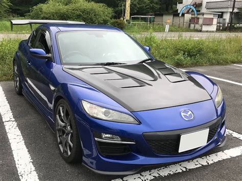 Rx8前期ボンネットカーボン