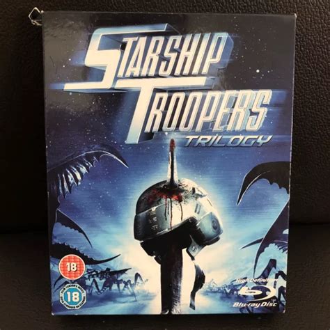 STARSHIP TROOPERS TRILOGY Blu Ray Movie Film Bundle 3 Disc Boxset