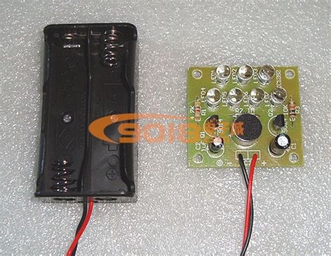 声控LED音乐旋律灯电路 趣味闪灯电路电子制作套件 散件 专业电子网购 9018电子城