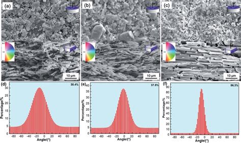 Top View And Fractured Sectional Sem Micrographs And The Angular Download Scientific Diagram