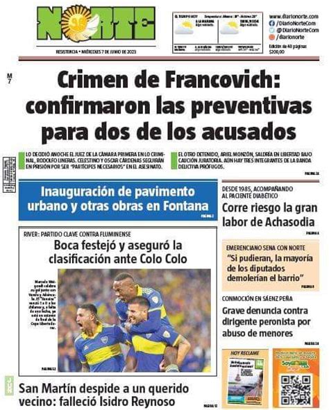 Fabricio Glibota On Twitter Tapas De Los Diarios Impresos Del Chaco