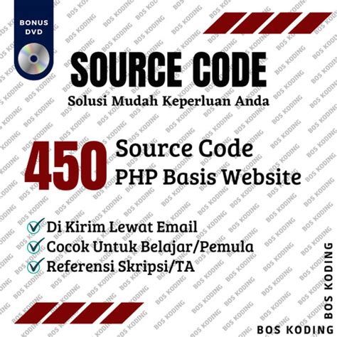Jual Source Code PHP Sistem Informasi Program Aplikasi Berbasis Website