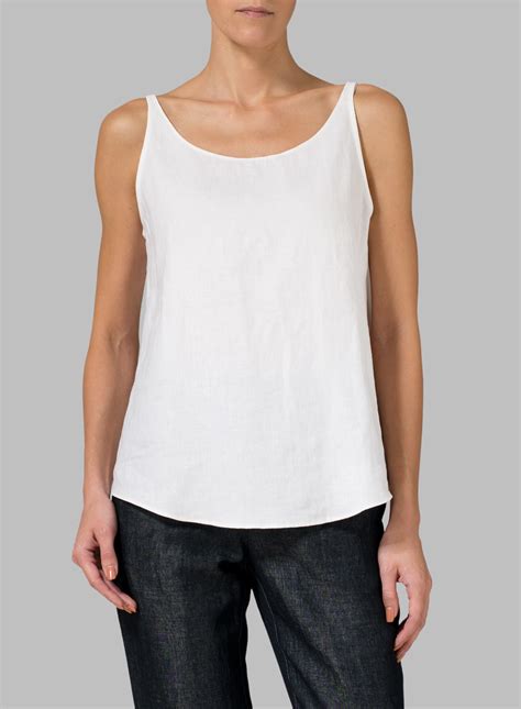 Linen Thin Strap Cami Plus Size