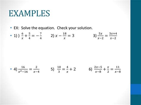 Ppt Solving Rational Equations And Inequalities Powerpoint Presentation