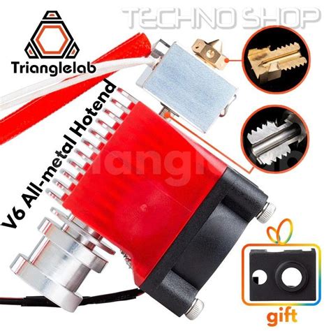 TECHNOSHOP TRIANGLELAB High Quality All Metal V6 Hotend 24V Remote