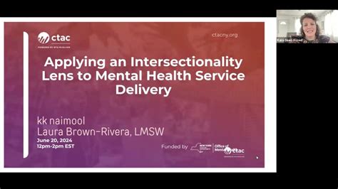 Applying An Intersectionality Lens To Mental Health Service Delivery