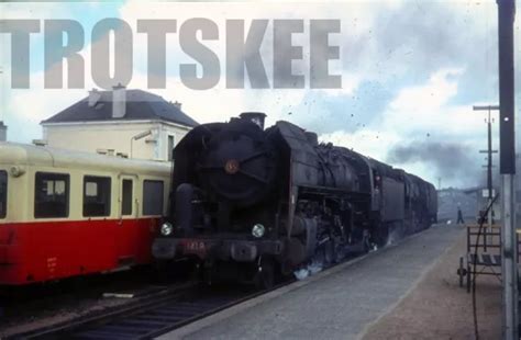 35mm Slide Sncf French Railways Steam Loco Class 141 R C1962 Original