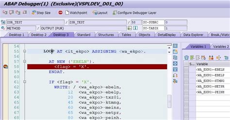 Sap Abap 4 Tutorial Field Symbol In Control Break Statement