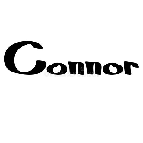 Connor Male Name Street Art Design Graffiti Tag Connor Vector Art