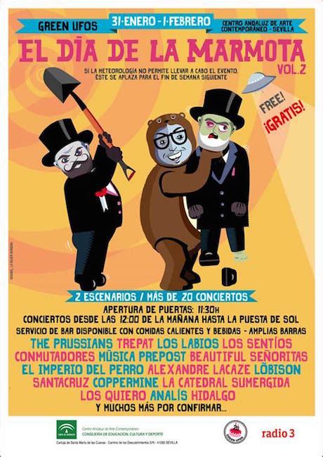 El Día De La Marmota 2015 Cartel Horarios