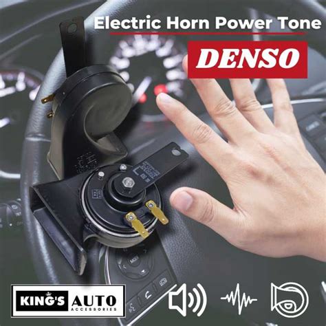 Klakson Denso Electric Horn Power Tone Keong Double Stereo Lazada