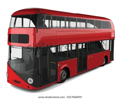 Red Bus Art Design Vector Template Stock Vector Royalty Free