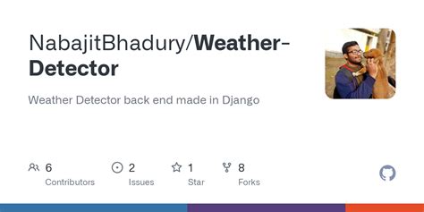 Github Nabajitbhaduryweather Detector Weather Detector Back End Made In Django