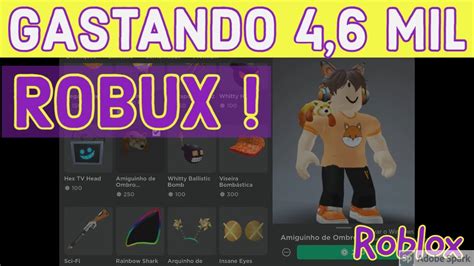 GASTANDO ROBUX No ROBLOX YouTube