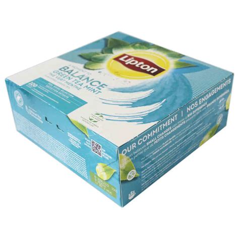 Sachets de thé vert à la menthe LIPTON