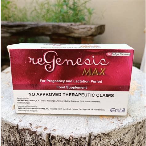 Regenesis Max For Pregnancy And Lactation Period Shopee Philippines