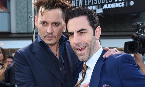 Johnny Depp And Sacha Baron Cohen Attend The Alice Through The Looking