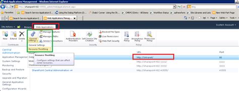 Chanaka S Blog Sharepoint Resource Throttling