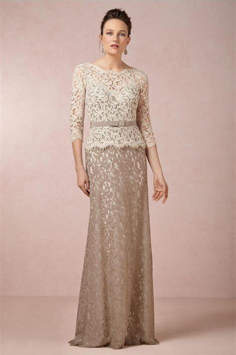 Vestido De Noche Encaje Largo De Mama De La Novia Elegante 399000 En Mercado Libre