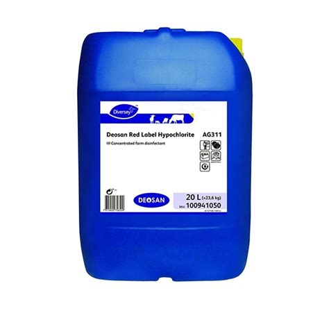 Deosan Red Label Hypochlorite Westfield Farm Equipment