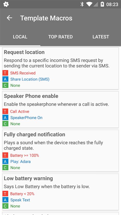 MacroDroid Device Automation Applications Android Sur Google Play