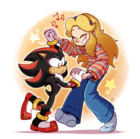 Sonic Shadow And Maria By Francoisl Artblog On Deviantart