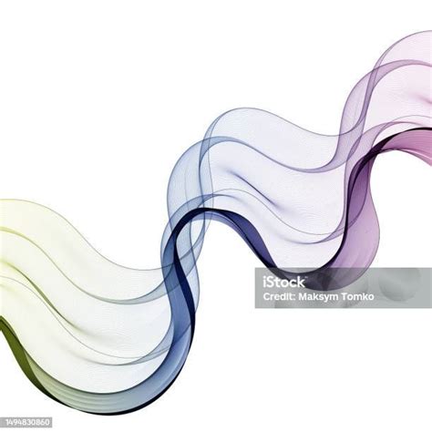 파란색 추상 물결입니다 프레젠테이션을 위한 벡터 템플릿입니다 주연10회 곡선에 대한 스톡 벡터 아트 및 기타 이미지 곡선 과학 다중 색상 Istock