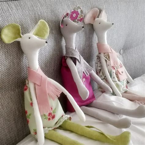 Digital Sewing Pattern PDF Mice Printable Templates Etsy UK