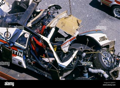 Attilio Bettega Ita Maurizio Perissinot Ita Lancia Rally 037 Grb Martini Racing After The