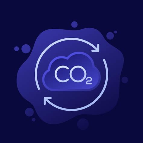 Premium Vector Co2 Gas Carbon Dioxide Offset Icon Vector Design