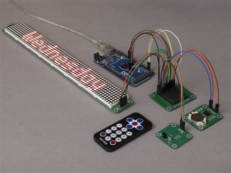 Arduino Max7219 Display And Ir Data Input Arduino Raspberry Pi Home