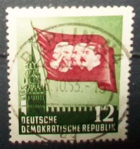 N°708u Stamp German Democratic Republic Ddr 1953 Canceled Aus Eur 025