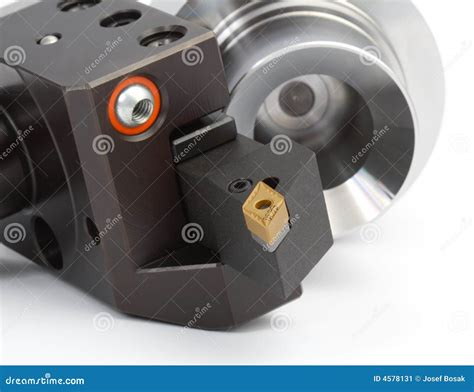 Lathe Tool And Workpiece Stock Image Image Of Engineer