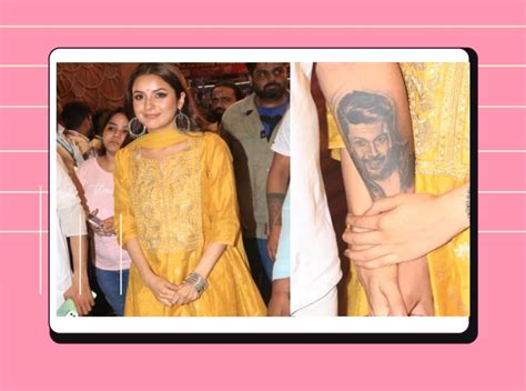 Shehnaaz Gill Visit Lalbaugcha Raja With Sidharth Shukla Face Tattoo In