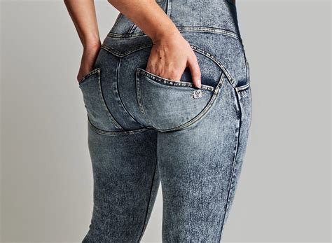 Dark Blue Blue Stitching 2 Button High Waisted Bootcut Wrup® Snug