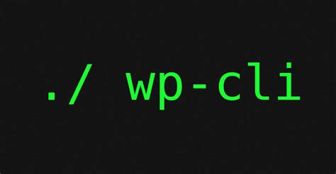 WP CLI A Command Line For WordPress WolfThemes