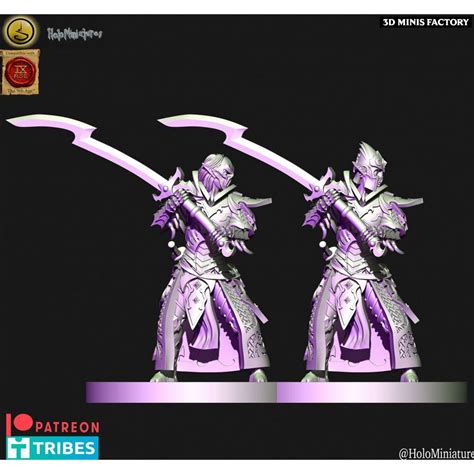 Dark Elf Executioner Unit From Holo Miniatures Dread Elves Infantry