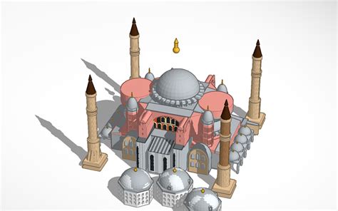 3d Design 마크박스 타지마할 Tinkercad