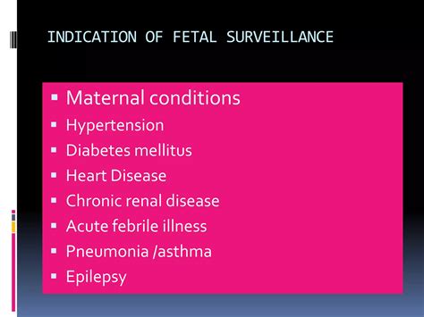 Antenatal Fetal Surveillance Ppt