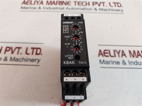 Omron K8ak Th11s 24vac Dc Temperature Monitoring Relay Aeliya Marine