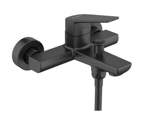 Single Lever Bath Mixer With Kit Kloe Black Genebre
